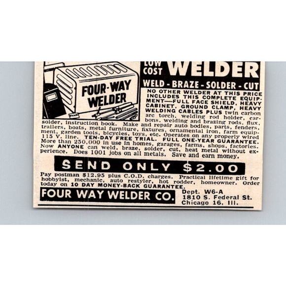 None and/or Unknown | Other | Four Way Welder Co Low Cost Welder ...